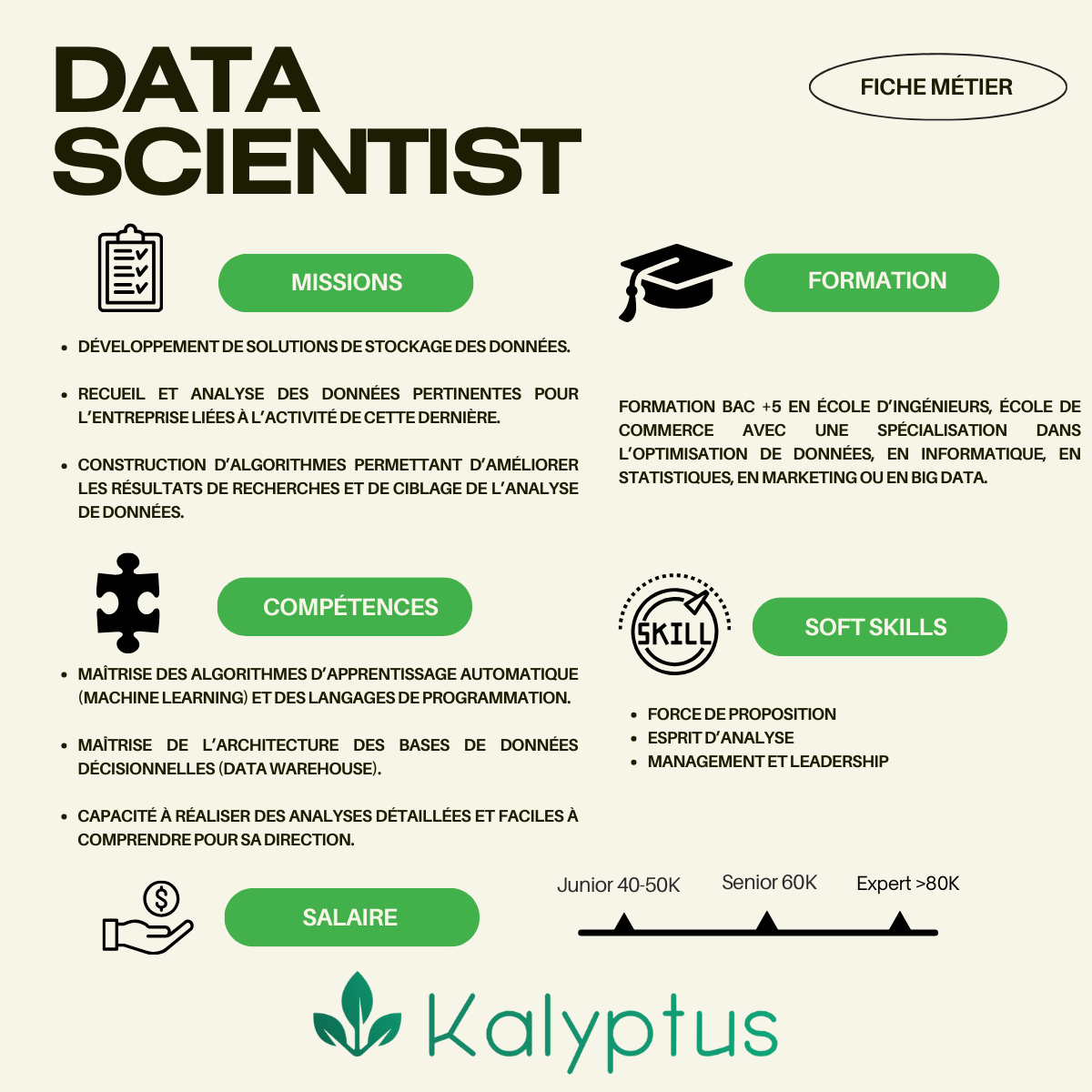 Data Scientist : Missions, Formations, Salaire