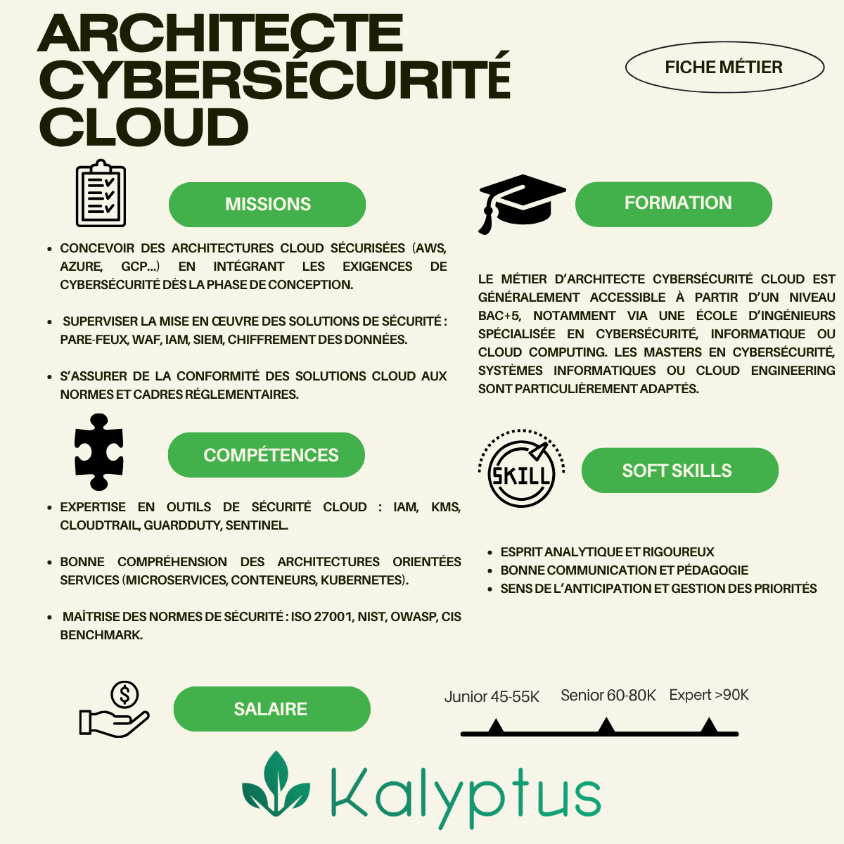 Architecte Cybersécurité Cloud : Missions, Formations, Salaire